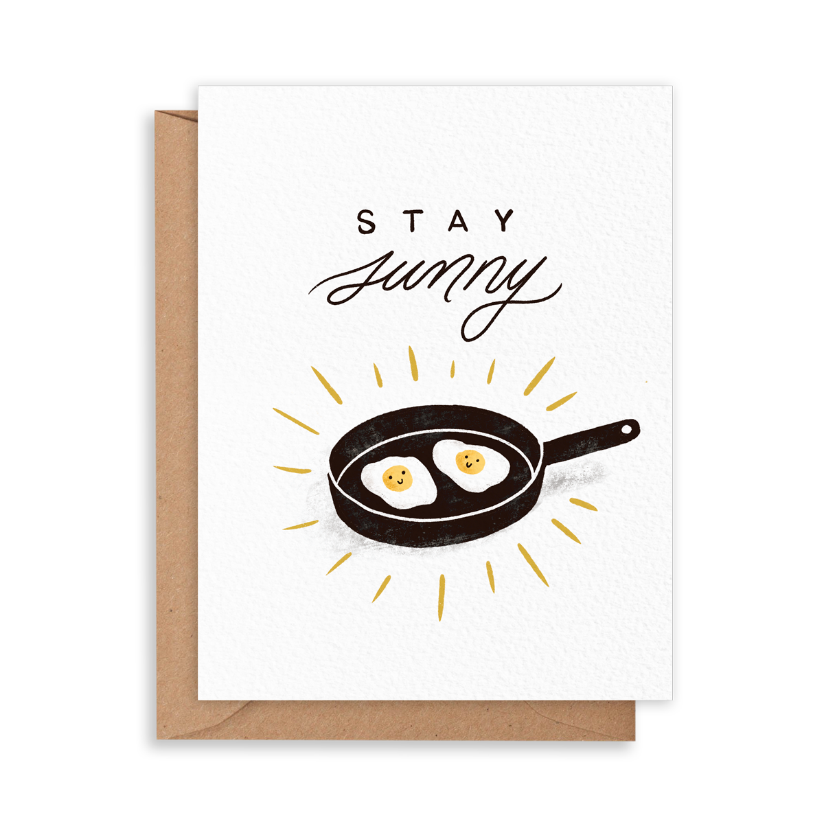 Stay Sunny Encouragement Greeting Card – Papelu Studio