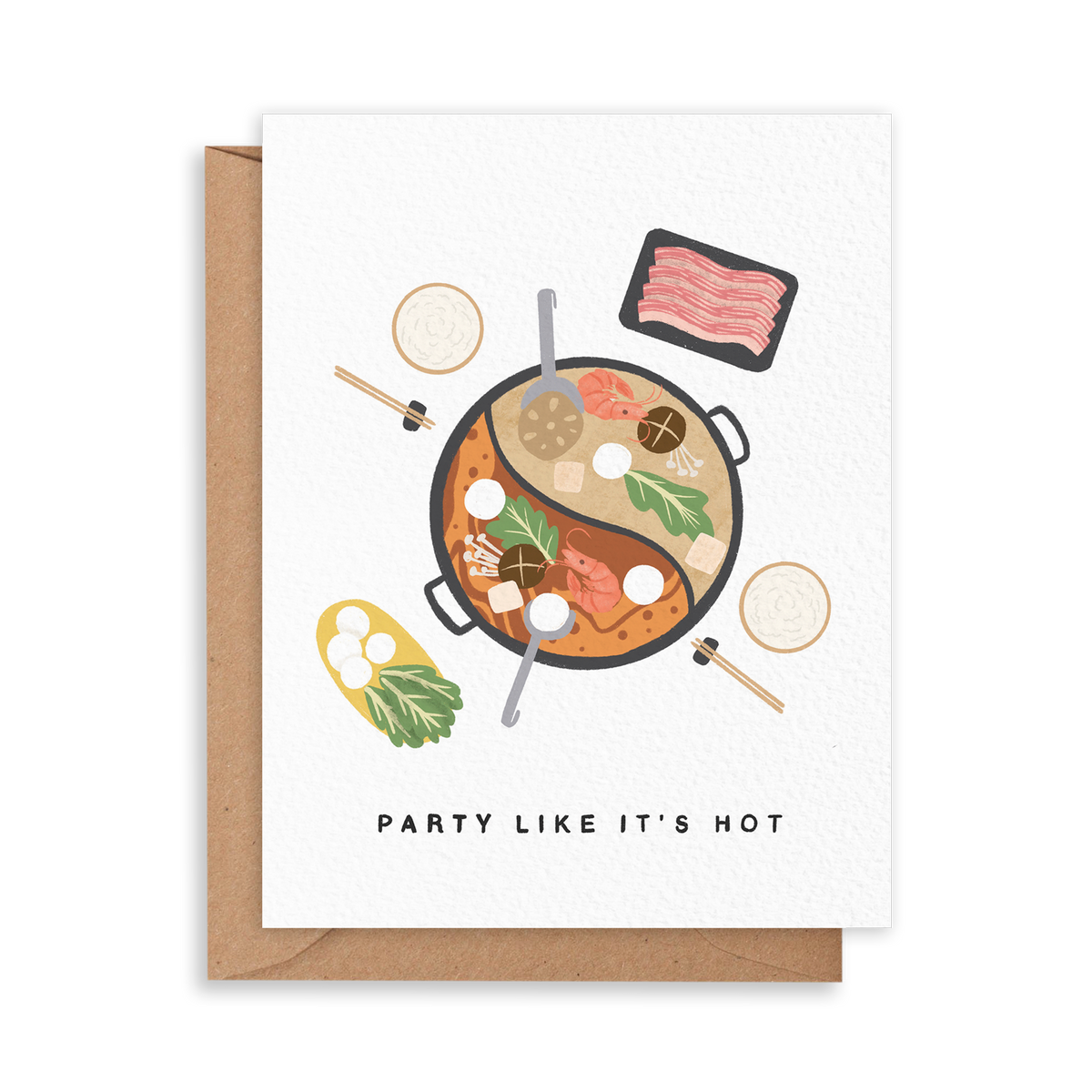 Hot Pot Birthday Greeting Card – Papelu Studio