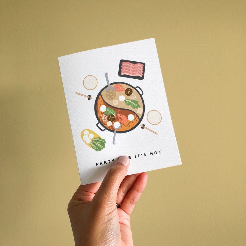 Hot Pot Birthday Greeting Card – Papelu Studio